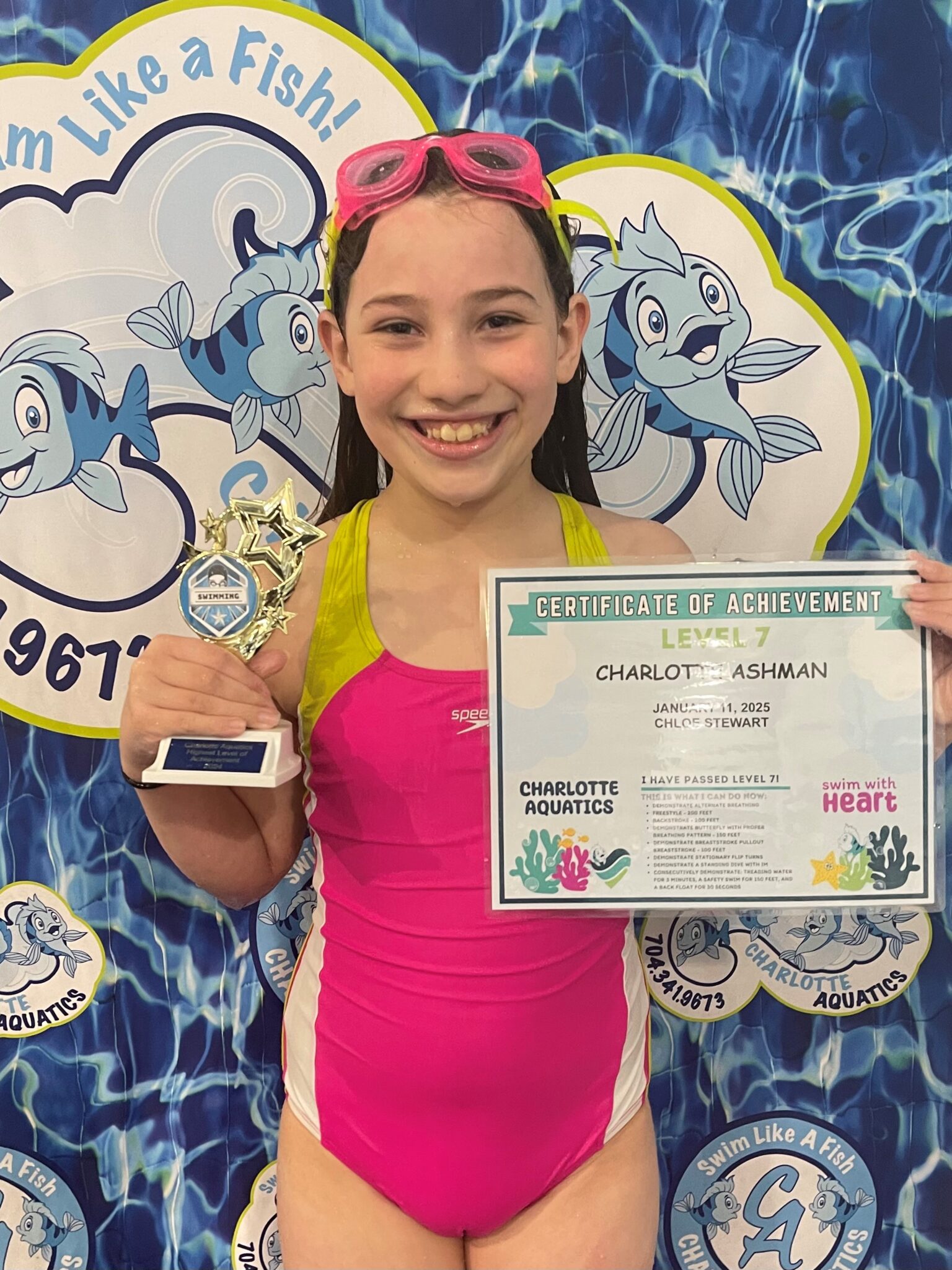 Introducing our January Level 7 Grads - Charlotte Aquatics