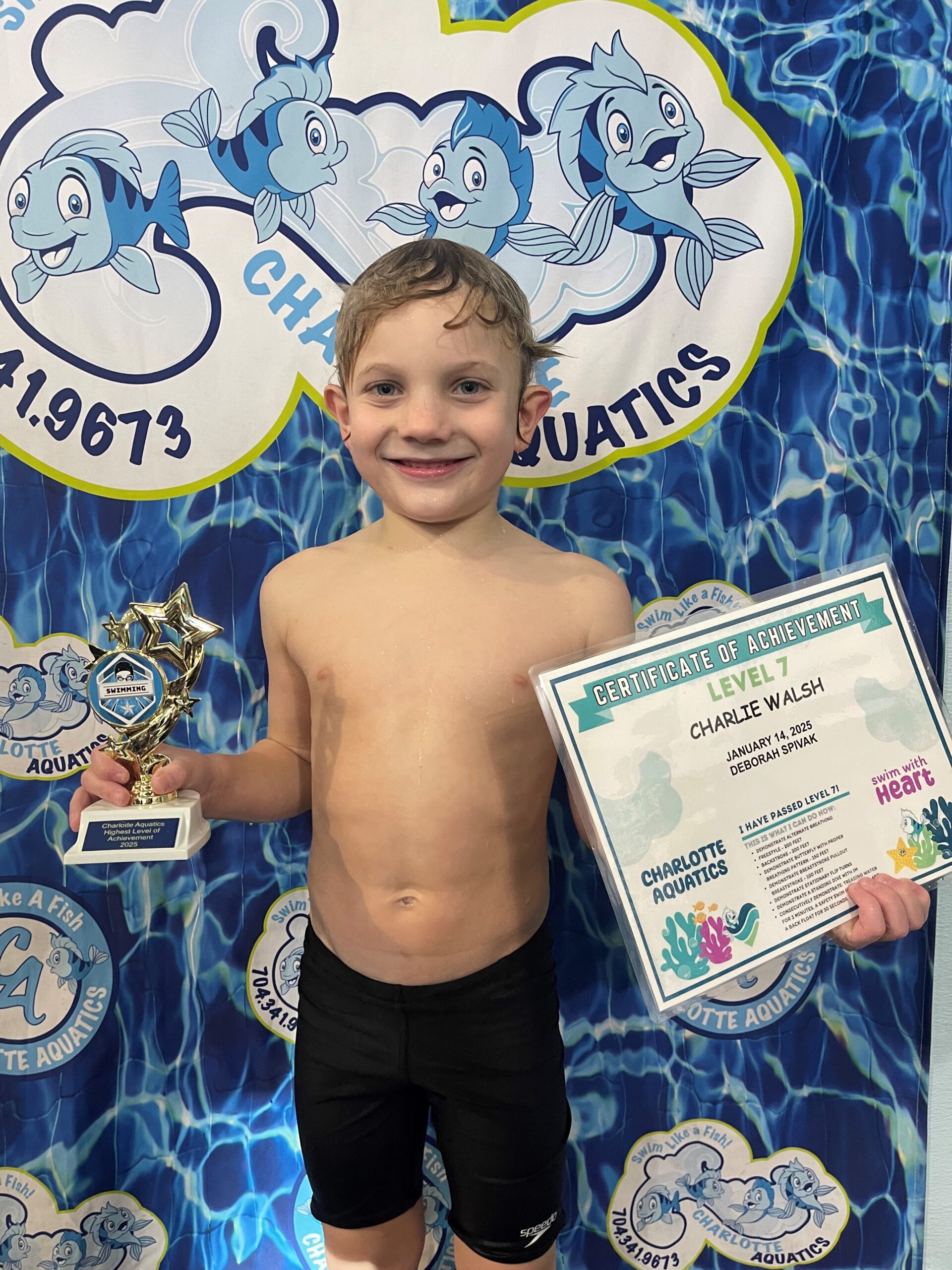 Introducing our January Level 7 Grads - Charlotte Aquatics